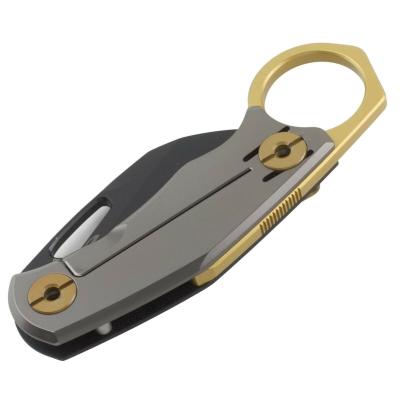 RS7914 Couteau Real Steel Shade Karambit Bronze/G10 Lame Acier D2 Black ...