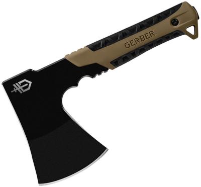 G3484 Hachette Gerber Pack Hatchet Black Lame Acier Inox Etui Nylon ...